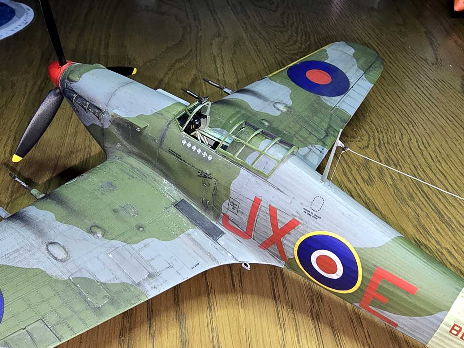 FLY Models 1/32 Hurricane - Ready for Inspection - Large Scale Planes