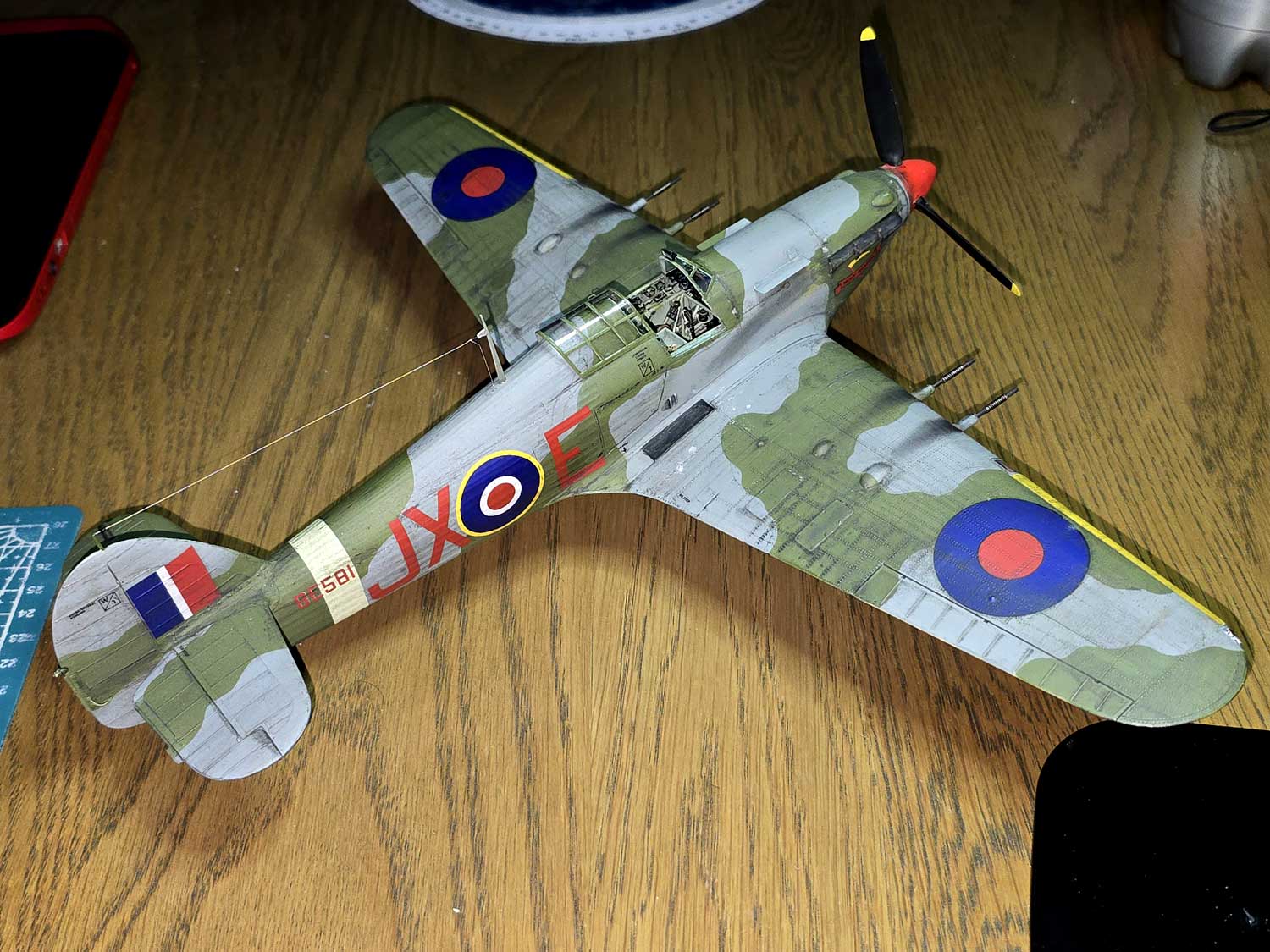 FLY Models 1/32 Hurricane - Ready for Inspection - Large Scale Planes